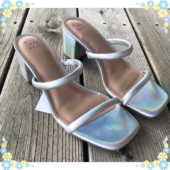 a new day | Shoes | Target A New Day Iridescent Heels Size 8 | Poshmark
